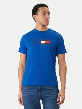 Tommy Hilfiger T-Shirt Brand Love Box MW0MW42366 Blau Regular Fit