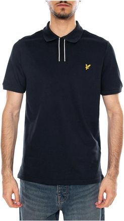 Lyle & Scott Homme, Tops, Bleu, Taille: S Polo Chemises