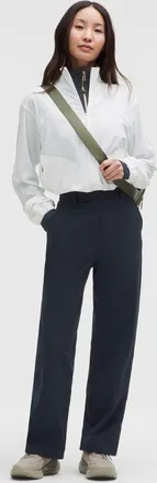 lululemon Pantalon Daydrift taille haute, coupe droite pour Femmes - Bleu - Taille 2XS