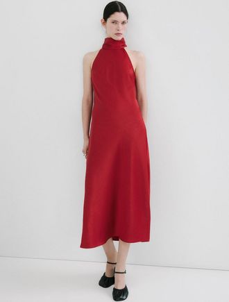 Mango Robe emmanchures am&eacute;ricaines naud rouge - Femme - XXS - MANGO