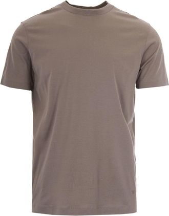 Emporio Armani Homme, Tops, Brun, Taille: S T-Chemises
