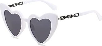 Generic Lunettes de soleil tendance en forme de coeur décoration de vacances en plein air (couleur : F, taille : moyenne) 2026