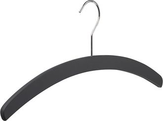 Pieperconcept Kleiderbügel IXCEE Soft Touch anthrazit rutschhemmend Breite 45 cm Kugelhaken Auflagebreite 8 mm