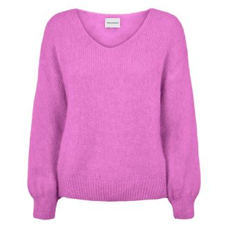 Americandreams Americandreams, Femme, Pulls, Violet, Taille: 38 FR Milana LS Alpaca Pullover