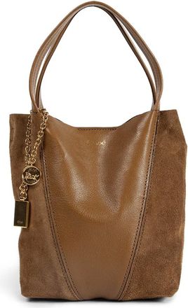 Chlo&eacute; Femme, Sacs, Brun, Taille: ONE Size Spin Small Tote Bag