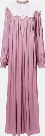 Costarellos Robe longue Elline &agrave; ornements