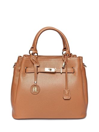 Anna Luchini Braun Rindsledertasche