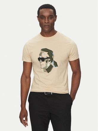 Karl Lagerfeld T-Shirt 755067 552241 Beige Regular Fit