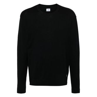 C.P. Company Sea Island Logo Pullover - - Sweatshirts & Hoodies - Herren - Blau - L