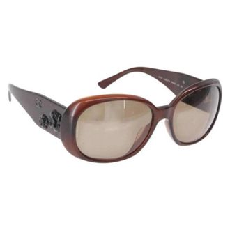 Chanel Pre-owned Sonnenbrille aus Kunststoff - - Pre-owned - Damen - Braun - ONE SIZE