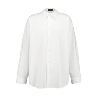 Balenciaga Wei&szlig;es Baumwoll-Popeline-Hemd - - Shirts - Herren - Wei&szlig; - 3XS
