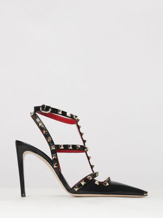 Valentino Garavani Escarpins Rockstud en cuir avec clous et talon aiguille