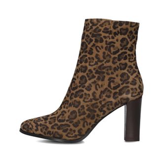 Notre-V Leopardenmuster Stiefeletten - - Shoes - Damen - Braun - 37 EU