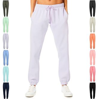 Light & Shade Damen Soft Touch Loungewear Jogginghose Jogger, Lavendel, XS