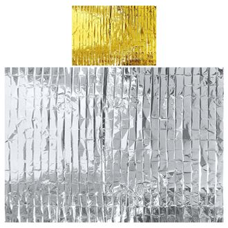 Generico Notfalldecke für den Außenbereich: Kompakte Allwetter-Rettungsfolie, Wärmespeicherfolie für Survival-Kits | Muss Sicherheitsausrüstung für Wanderungen