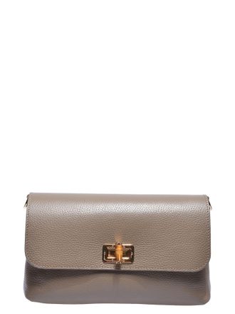 Roberta M Beige Rindsledertasche