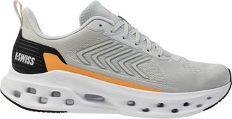 K-Swiss Melrose Tubes Lite Herren-Sneaker, Grau/Schwarz/Orange, 39.5 EU