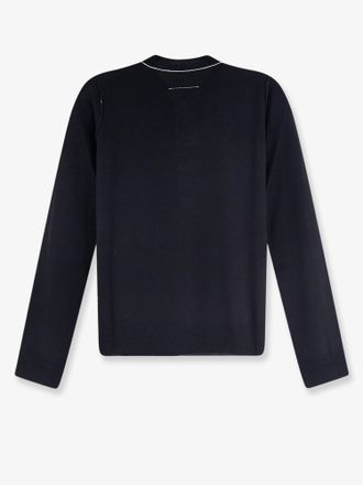 Maison Margiela Womens Sweater Virgin Wool-Blend Black