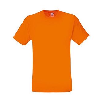 Fruit Of The Loom T-Shirt à Manches Courtes Screen Stars Original pour Homme (3XL) (Orange)