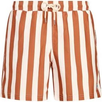 Faguo Short de bain &agrave; rayures