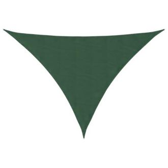 Generic Kangmusi 135499 Voile dombrage triangulaire en tissu Oxford Vert fonc&eacute; 2,5 x 2,5 x 3,5 m