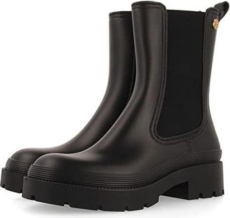 Gioseppo Bottines deau beige type Chelsea avec élastique pour femme Bilston, Noir, 40 EU