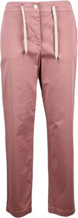 Eleventy Femme, Pantalons, Rose, Taille: 38 FR Pantalon Chino