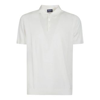 Drumohr Klassisches Poloshirt - - Tops - Herren - Wei&szlig; - M