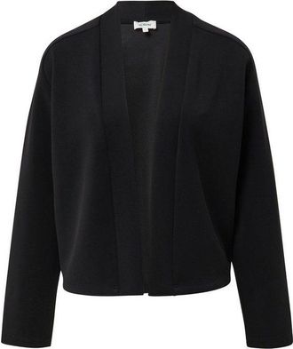 s.Oliver Sweatjacke Sweatshirt Jacke Scuba-Jacke im Relaxed Fit