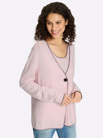 Heine Strickjacke Twinset Langarm Feinstrick