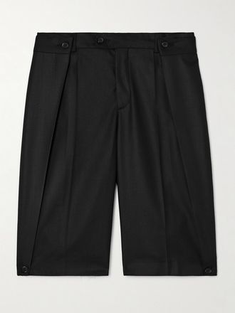 BETTTER Bibi Mehrlagige Shorts Aus Einer Wollmischung - Schwarz