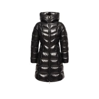 Moncler Moncler Doudoune Mi-longue &Agrave; Capuche Marusse, Femme, Noir, Taille: 00