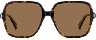 Polaroid PLD 6219/S Lunettes de Soleil, Havana, 56 Femme