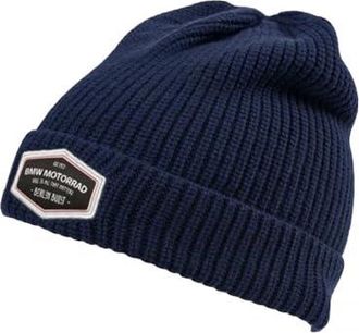 BMW Bonnet de moto en tricot Berlin Built, bleu, Taille unique