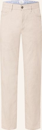 Brax Brax Hose Cadiz Slim Fit Mit Leinen beige