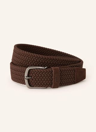 HUGO BOSS Flechtg&uuml;rtel Sash braun