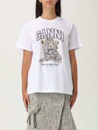 Ganni T-Shirt GANNI Femme couleur Blanc