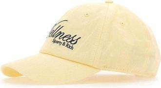 Sporty & Rich Femme, Accessoires, Jaune, Taille: ONE Size Avenue Cap