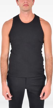 James Perse débardeur La Skate à design nervuré - Noir