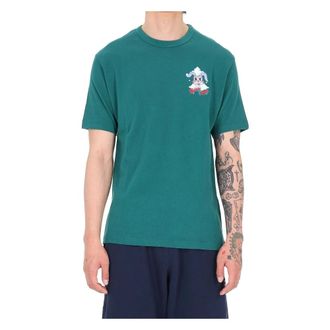 Kenzo Homme, Tops, Vert, Taille: L T-shirt en coton winter holidays