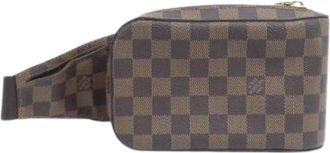 Louis Vuitton Sac bandouli&egrave;re Geronimos Damier Pre-owned - Femme - Pre-owned - Brun - Taille: ONE Size