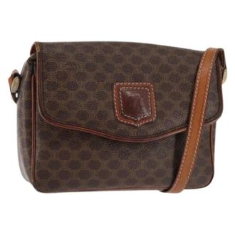 Celine Sac bandouli&egrave;re vintage en cuir doccasion - Femme - Pre-owned - Brun - Taille: ONE Size
