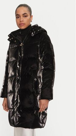 Elisabetta Franchi Winterjacke PI-79Z-46E2-V650 Schwarz Regular Fit