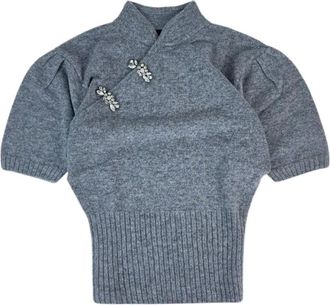 Simone Rocha Femme, Pulls, Gris, Taille: 40 FR Cashmere Tricots