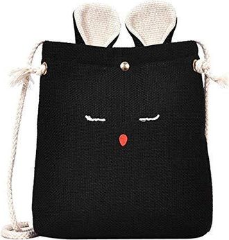 Generic s Mignon Lapin Sac &Agrave; Bandouli&egrave;re Mini Tissu De Coton Messenger Cross Body Sac &Agrave; Main Embrayage Bourse Pochette Sac De T&eacute;l&eacute;phone Nouveau Publi&eacute;Op&eacute;ratio