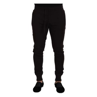Dolce & Gabbana Homme, Pantalons, Noir, Taille: 3XL Pantalons de surv&ecirc;tement