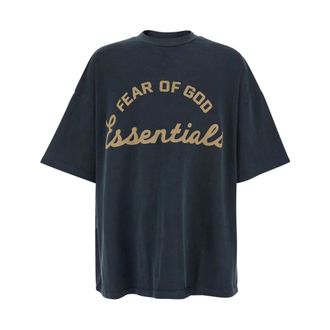 Fear of God Kurz&auml;rmeliges T-Shirt mit Rundhalsausschnitt - - Tops - Herren - Grau - S