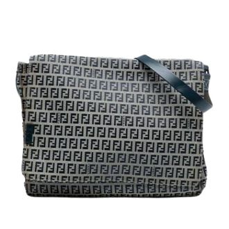 Fendi Sac bandouli&egrave;re en toile Pre-owned - Femme - Pre-owned - Gris - Taille: ONE Size
