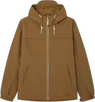 Springfield Herren Reguläre Passform Technischer Parka, golden Brown, L