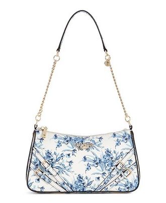 Guess Bramina Top Zip Shoulder Bag Floral Multi